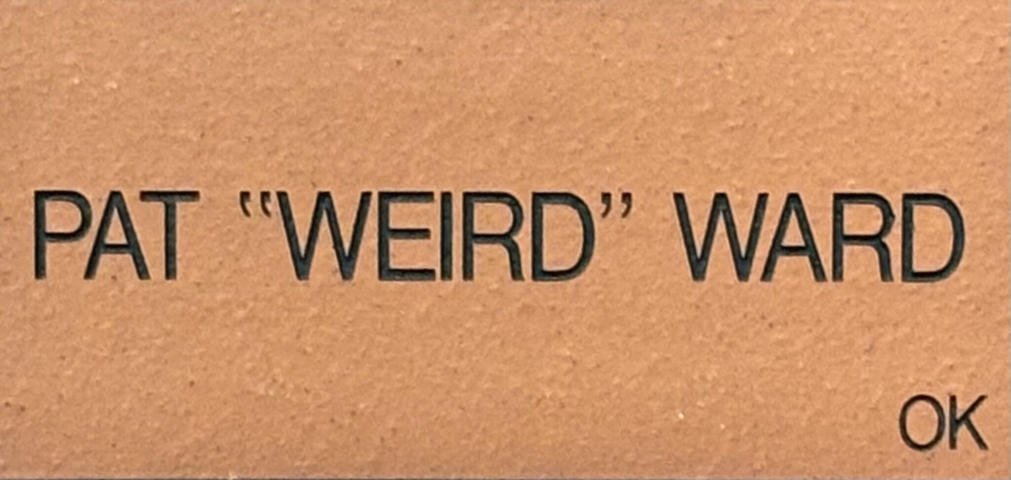 Pat “Weird” Ward - National Teachers Hall of Fame