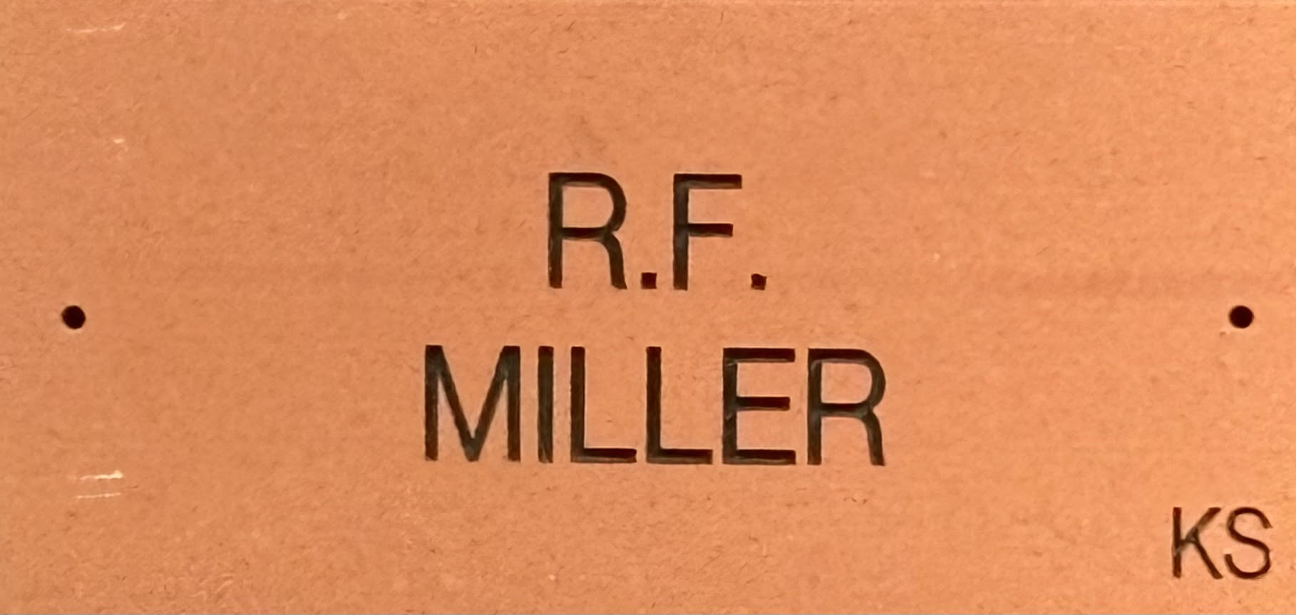 R.F. Miller - National Teachers Hall of Fame