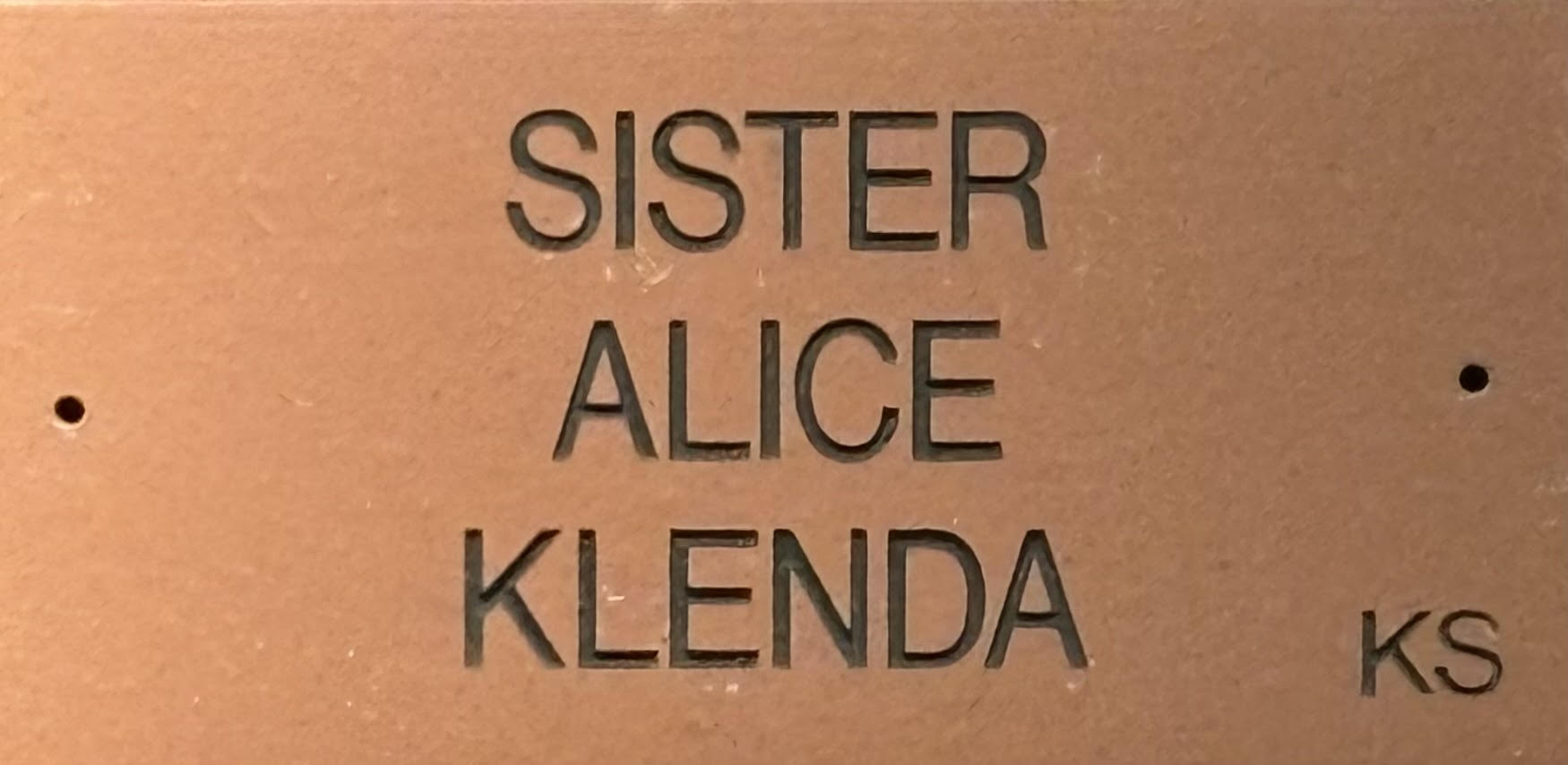 Sister Alice Klenda - National Teachers Hall of Fame
